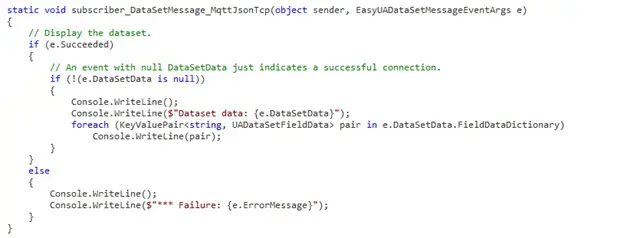 OPC UA PubSub and MQTT with the OPC Data Client Development Toolkit